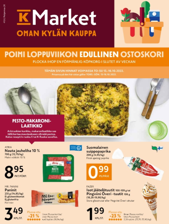 K-market Ikiliikusta viikonlopuksi | Nopolanews
