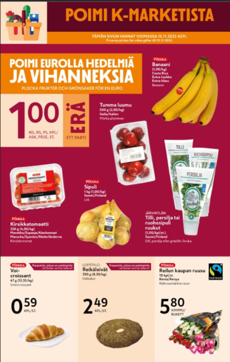 K-market Ikiliikusta viikonlopuksi | Nopolanews