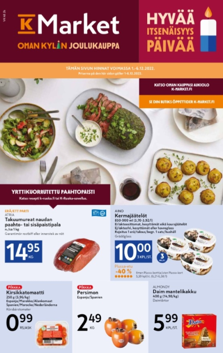 K-market Ikiliikusta viikonlopuksi! | Nopolanews