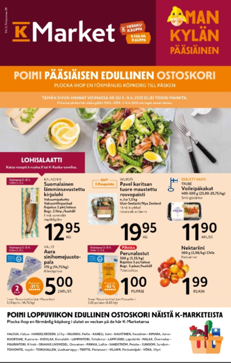 K-market Ikiliikun Pääsiäistarjoukset! | Nopolanews