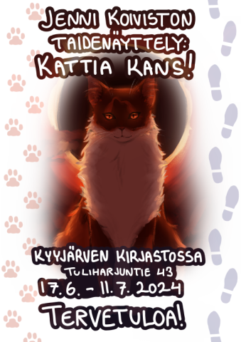 Jenni Koiviston taidenäyttely: KATTIA KANS! | Nopolanews